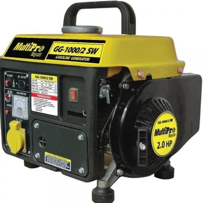 Jual Mesin Genset Listrik 1000 watt GG-1000/2SW Multipro GG1000/2SW | Shopee Indonesia