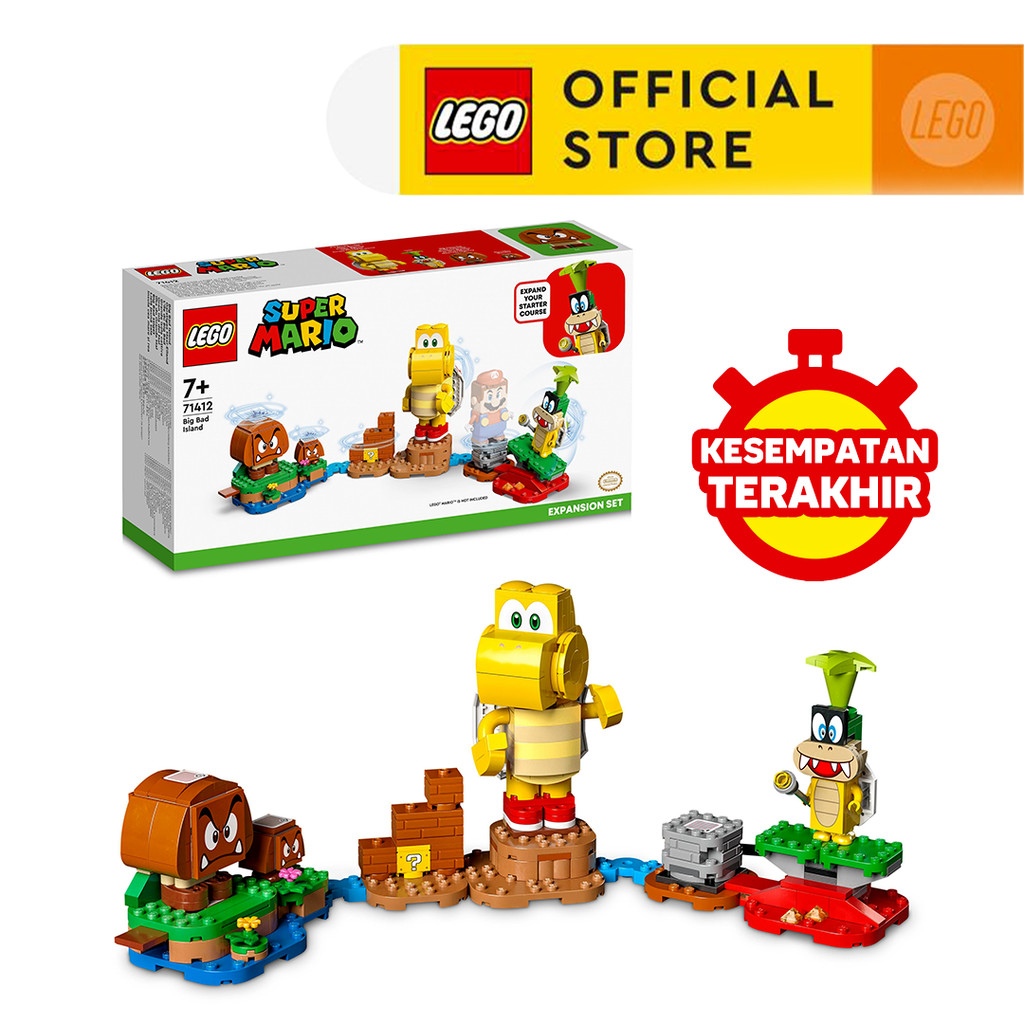 Jual LEGO Super Mario 71412 Big Bad Island Expansion Set Building Kit ...