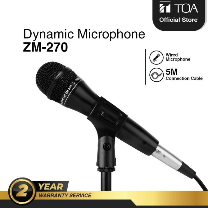 Jual Sale Toa Zm-270 Dynamic Microphone | Shopee Indonesia