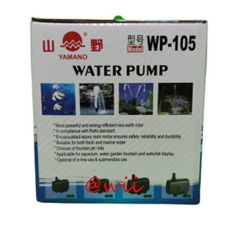 Jual Yamano Wp 105 Wp105 Wp-105 Pompa Air Celup Pompa Kolam Aquarium ...