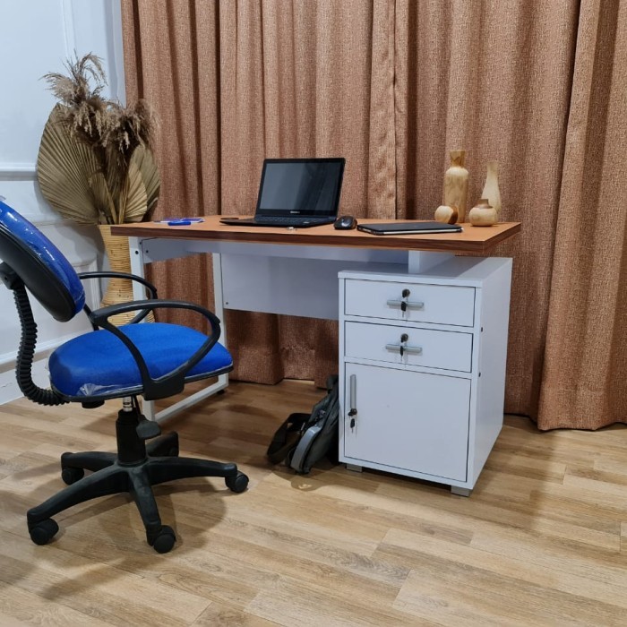 Jual MEJA TULIS KAKI BESI MEJA SEKOLAH MEJA SATPAM MEJA GURU MT 129 ...