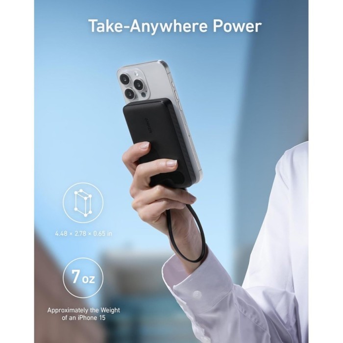 Jual Anker Powercore Powerbank 10000mAh LED Display 22.5W 20W PD 3 Port ...