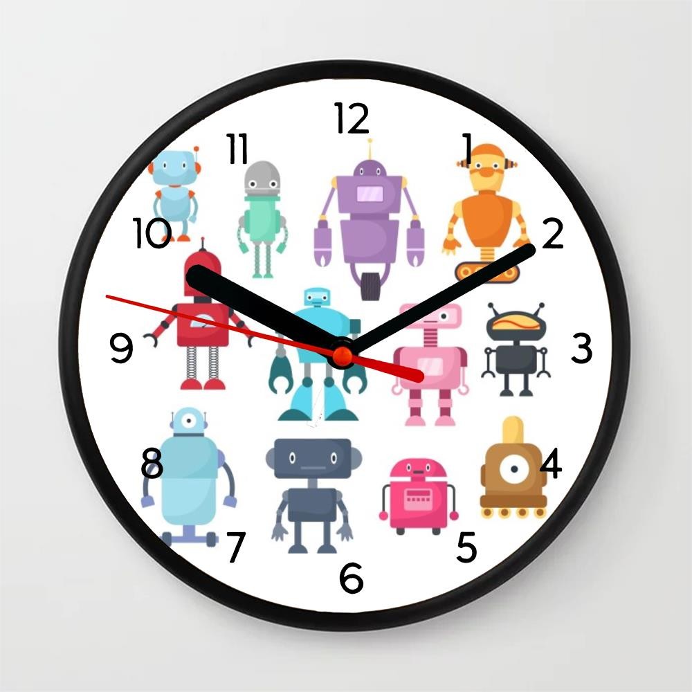 Jual Jam Dinding Cartoon robots 20CM | Shopee Indonesia