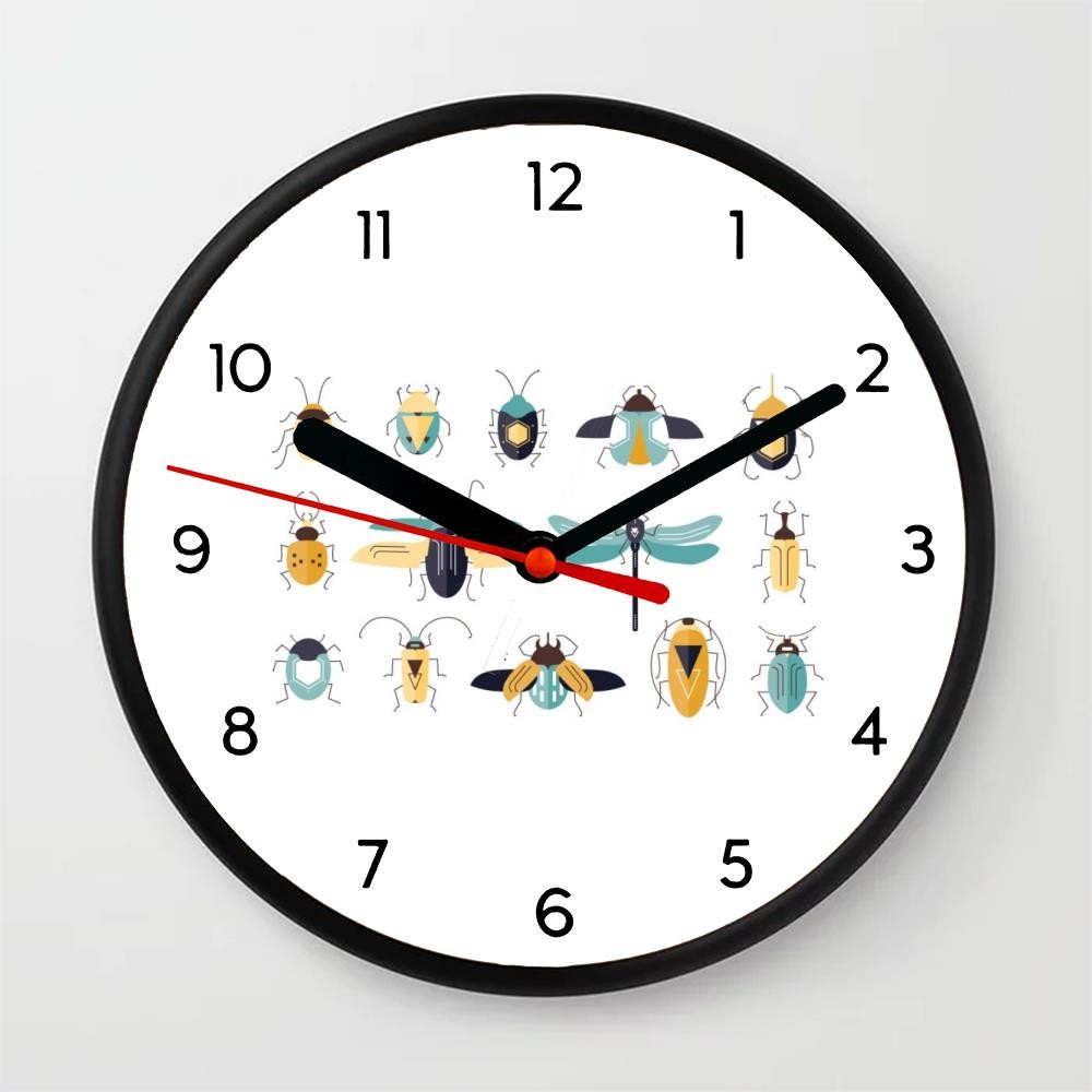 Jual Jam Dinding Cartoon insect icon set 20CM | Shopee Indonesia