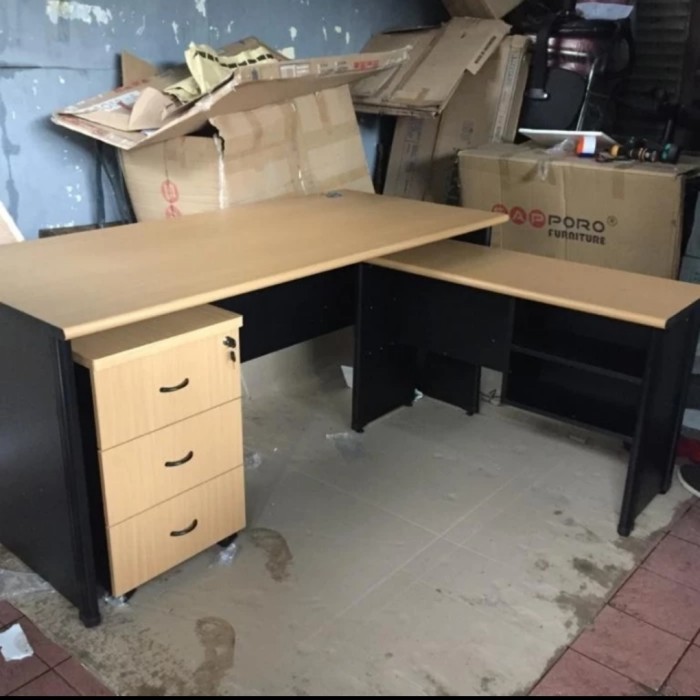 Jual MEJA DIREKTUR/MEJA OWNER/MEJA KERJA/MEJA LETER L/MEJA MANAGER ...