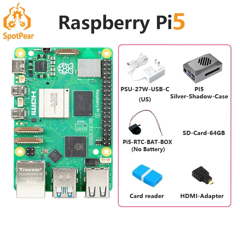 Jual NEW Raspberry Pi 5 Official Original Model Pi5 4GB / 8GB RAM ...