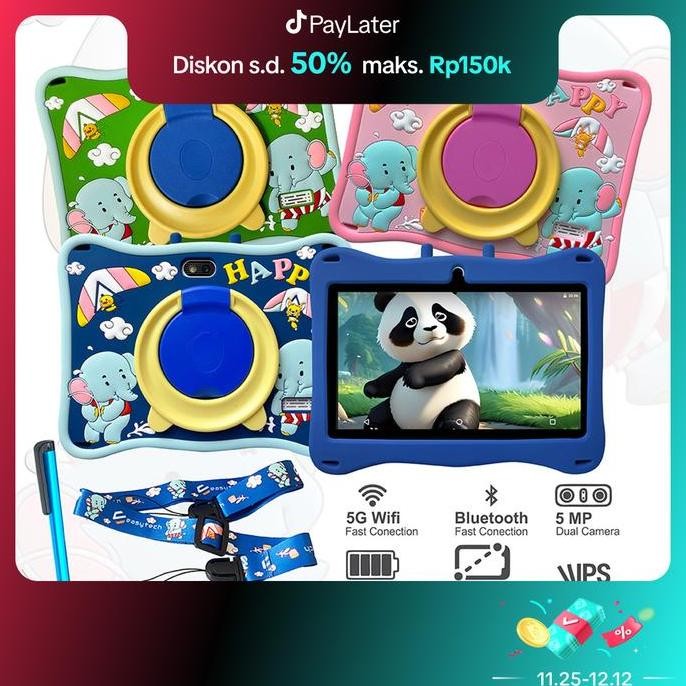 Jual Tablet Anak Easytech E13 Tablet Android Anak Layar Sentuh WIFI ...