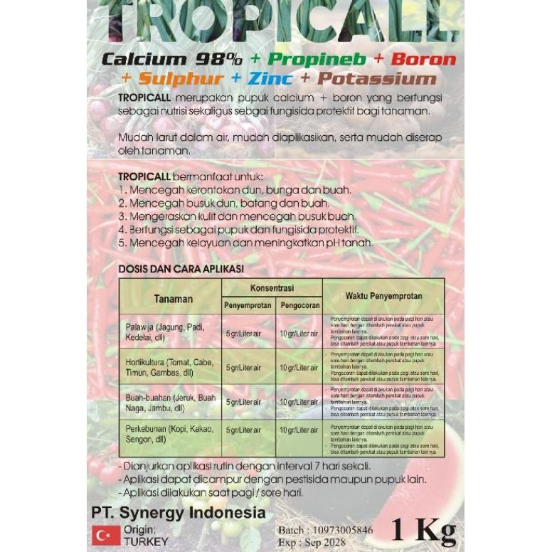 Jual COD Pupuk Kalsium Magic Grow plus fungisida / Kalsium Fungisida ...