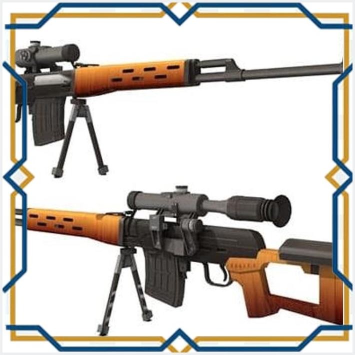 Jual [dbs] diy papercraft gun dragunov sniper rifle realsize | Shopee ...