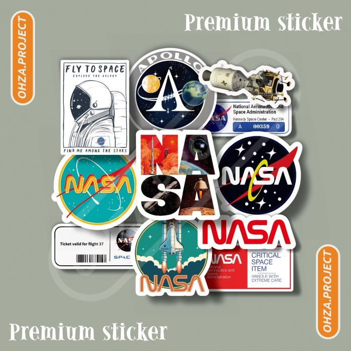 Jual CUCI GUDANG STICKER AESTHETIC NASA SERIE II STIKER CASE HP LAPTOP ...