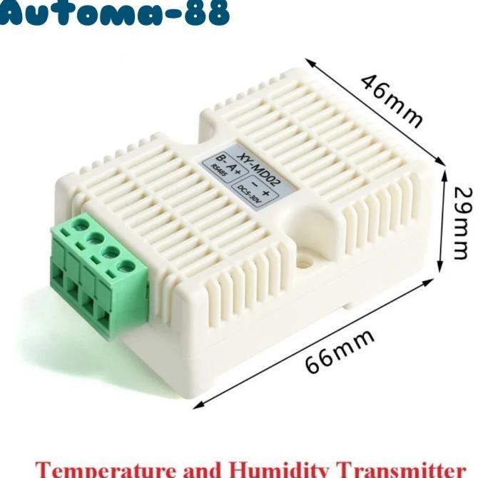 Jual Modul XY-MD02 Serial RS485 RS-485 Din Rail Mount Temperature and ...