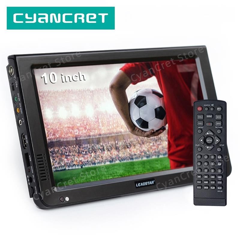 Jual ZAE LEADSTAR 10 inch HD Portable TV DVB-T2 ATSC ISDB-T tdt Digital ...