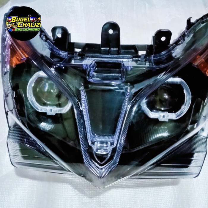 Jual Reflektor Lampu Depan Honda Vario 125 kzr Techno 2012-2014 Model Custom Biled Ala2 Cahaya ...