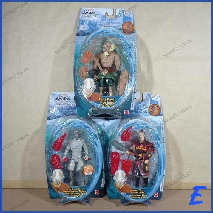 Jual [MBF] ACTION FIGURE MATTEL AVATAR AANG ZUKO ROKU AVATAR THE LEGEND ...