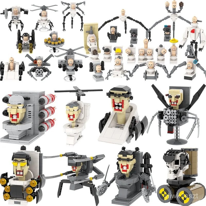 Jual MOOXI Gaint Flying Skibidi Toilet DJ Skibidi Toilet DIY Diorama ...