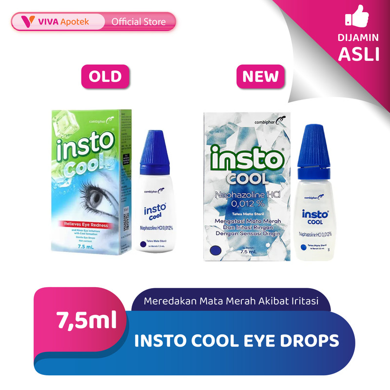 Jual Insto Cool Eye Drops Meredakan Mata Merah Akibat Iritasi (7,5 ml ...