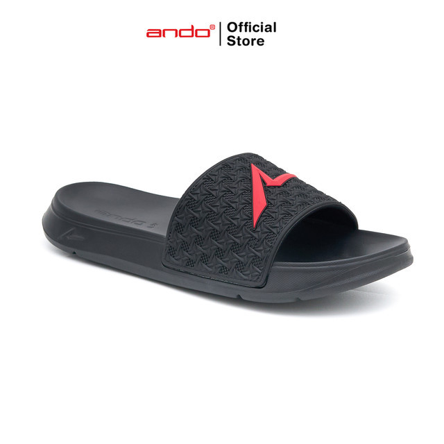 Jual Ando Official Sandal Selop Slip On Xenix 03 Pria Dewasa - Hitam ...