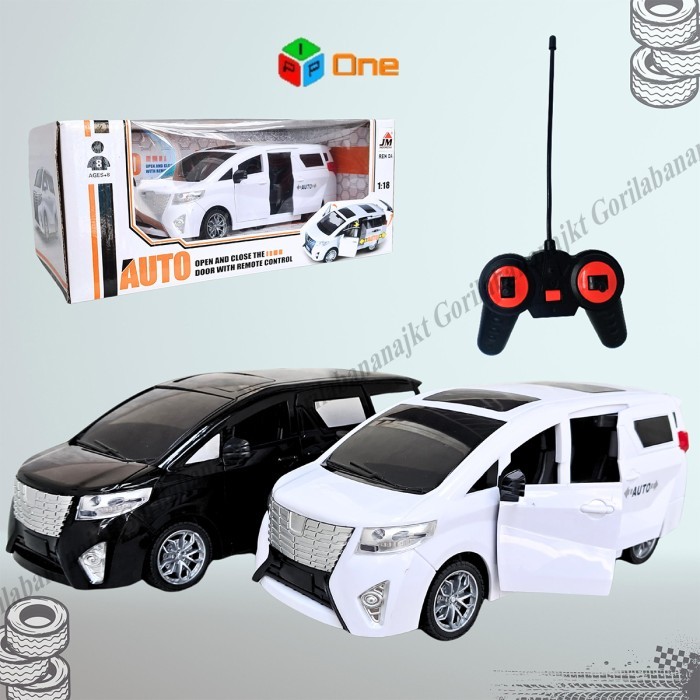 Jual Product Laris Mainan Mobil Alphard Rc Pintu Geser 1:18 Batery ...