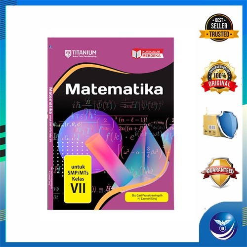 Jual Buku TITANIUM: Buku Teks Pendamping Kurikulum Merdeka Matematika untuk SMP/MTs Kelas VII ...