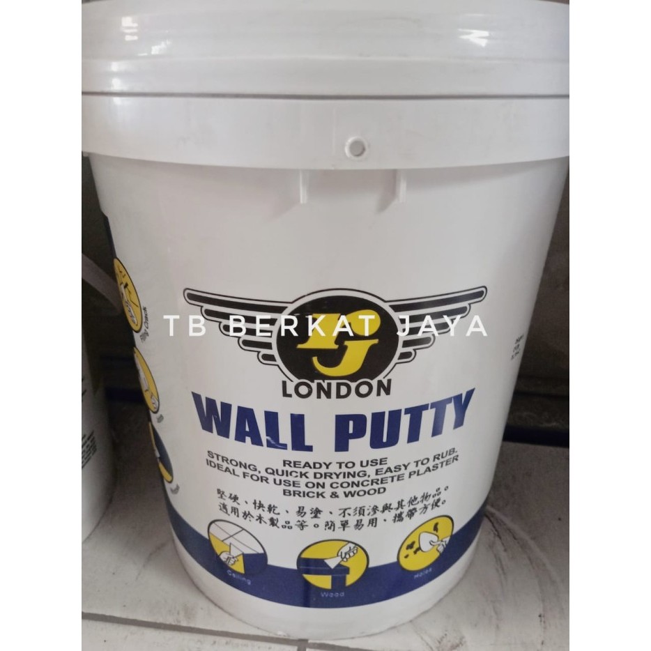 Jual Plamir / dempul tembok / WALLFILLER RJ London 25 kg ( pail ...