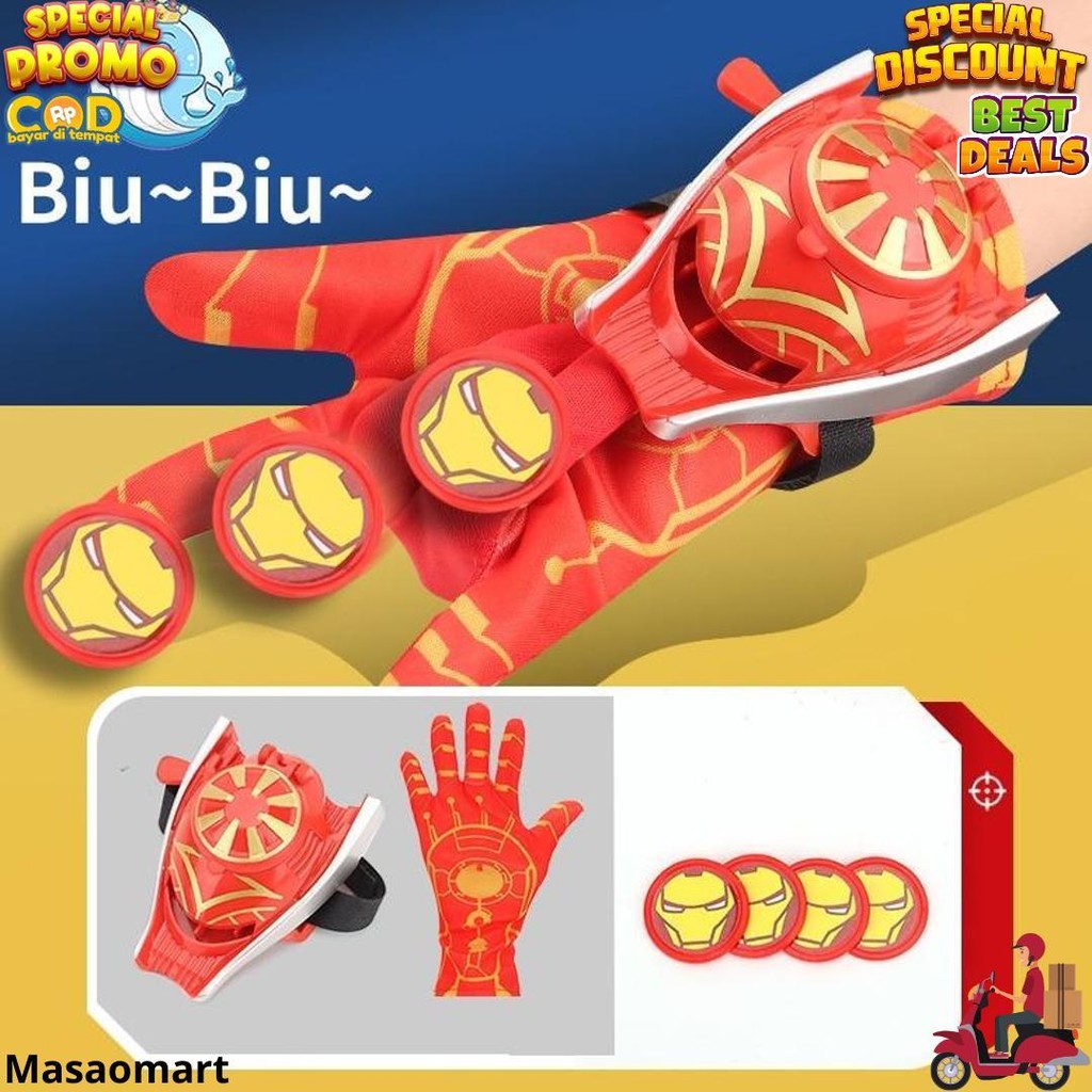 Jual Kubaby Mainan Anak Sarung Tangan Spider Hero Spider Mainan Super ...