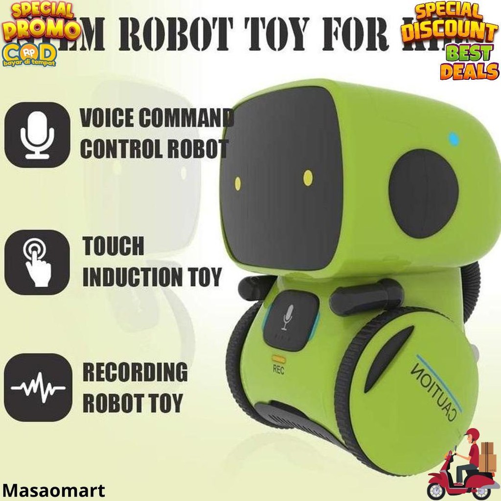 Jual At Smart Robot Mainan Robot Pintar Interaktif Elektrik Sensor ...