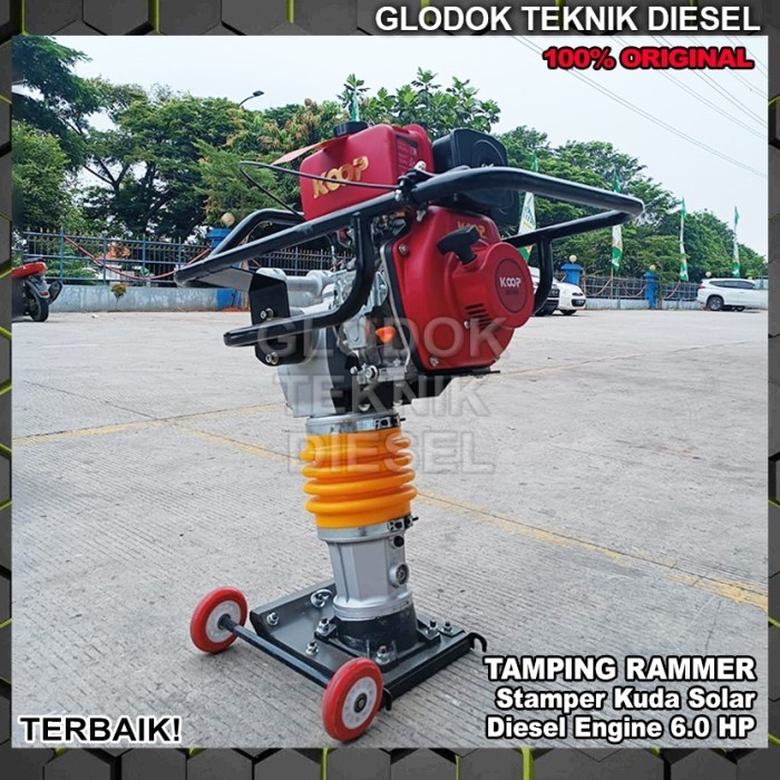 Jual Redy Stamper Kuda Diesel Solar Tamping Rammer Pemadat Tanah Heavy ...