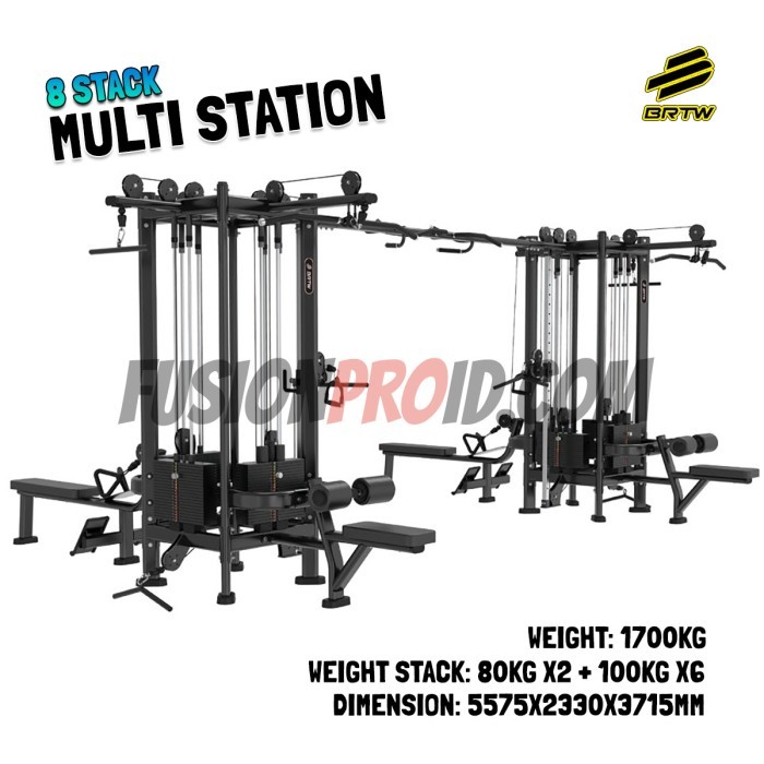 Jual Lily Brtw 8 Stack Station Tf42 Multi Jungle Brightway Fitness Gym ...