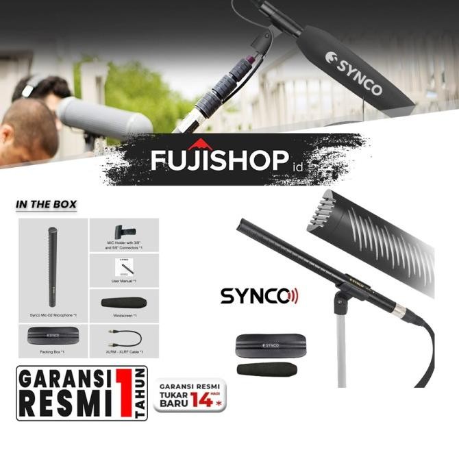 Jual Synco Mic D2 Hyper Cardioid Shotgun Microphone Resmi New Stok | Shopee Indonesia