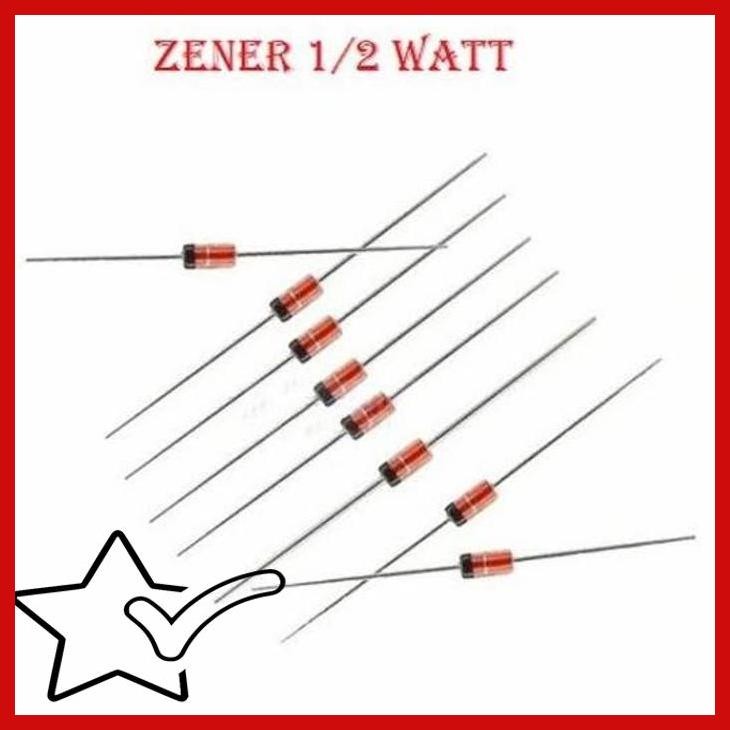 Jual [SRE] ZENER 1/2W 0,5 WATT 12V 1N4742 DO-35 12 VOLT V 12VOLT DIODA | Shopee Indonesia