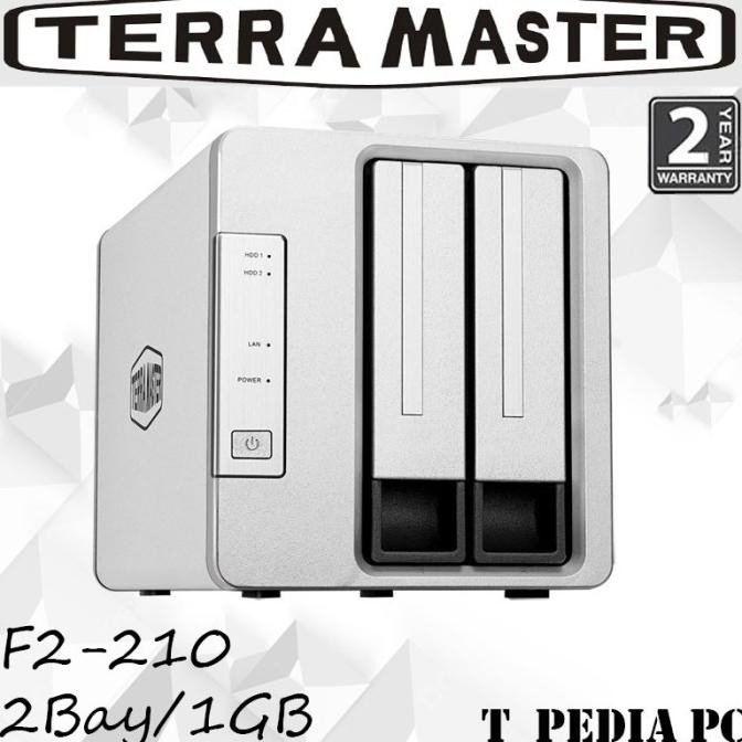 Jual CO TerraMaster F2-212 NAS 2 Bay | Shopee Indonesia
