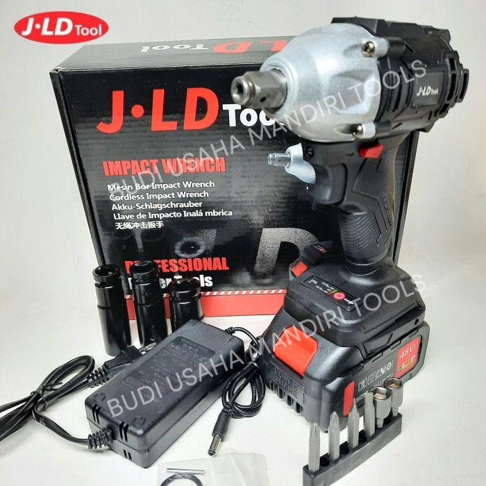 Jual Cordless Impact Wrench 48V Brushless Jld 48S Mesin Pengencang Baut ...