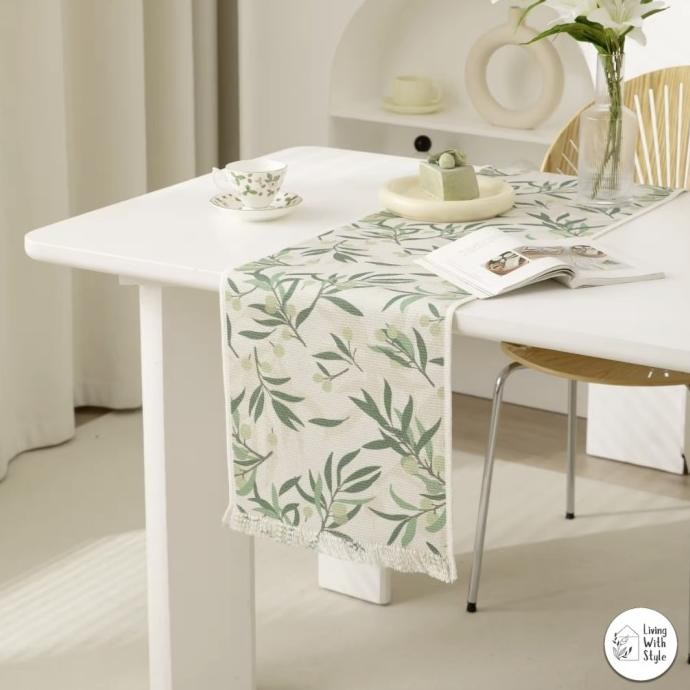 Jual Living With Style - Spring Flower Premium Table Runner / Taplak ...