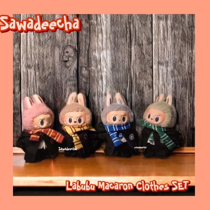Jual Labubu Macaron Clothes SET edisi Harry Potter / baju costum labubu ...