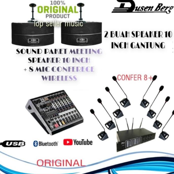 Jual Paket Sound System Mic Conference 15 Mic Wireless Rapat, Ruangan Dll Komplit Ber 1 Tahun ...
