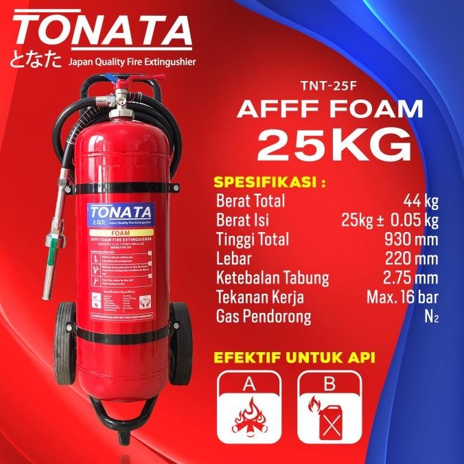 Jual Produk Baru!! Apar Apab 25Kg Tonata / Foam 25 Kg / Set Komplit ...