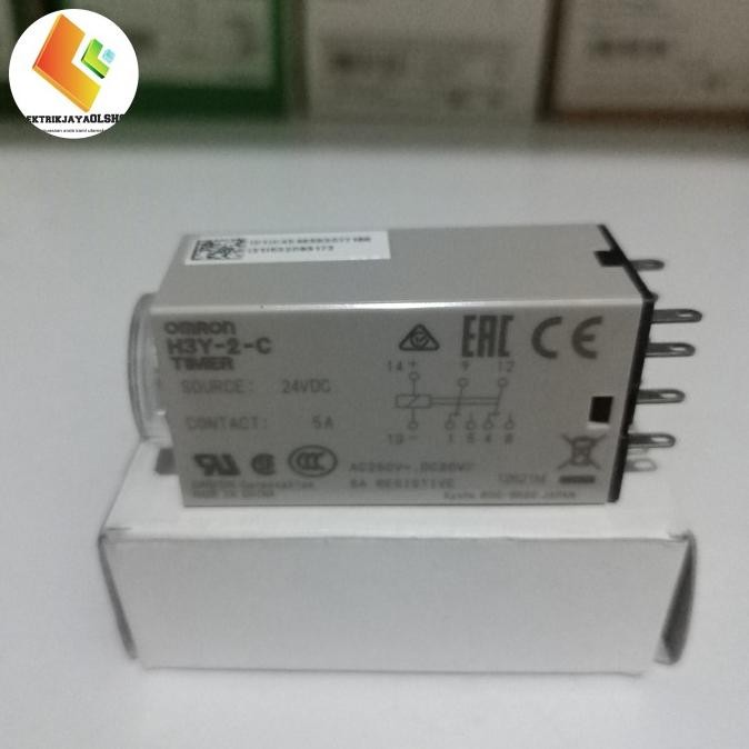 Jual CO OMRON timer H3Y-2-C 30S 24VDC / timer H3Y-2-C 24v 30sec omron | Shopee Indonesia