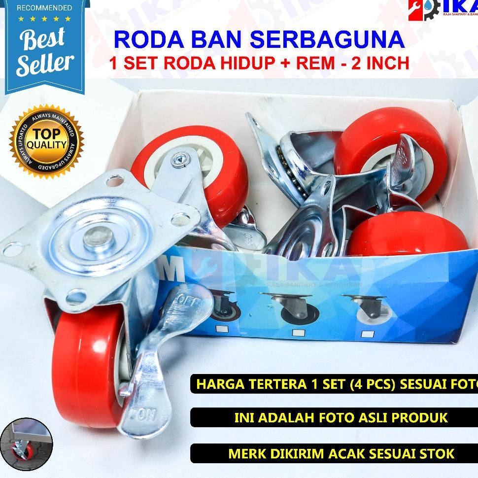 Jual Roda Rem 2 Inchi Atu Et 4Pc Roda Merah Rem Roda Etalae 2 4Pc Cater ...