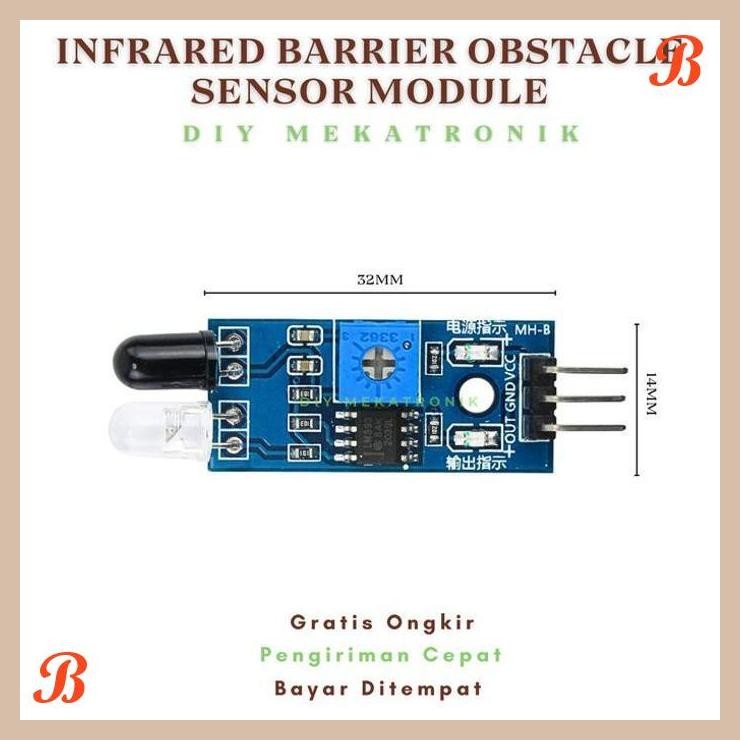 Jual | DE | INFRARED BARRIER OBSTACLE SENSOR HALANGAN RINTANGAN MODULE ...
