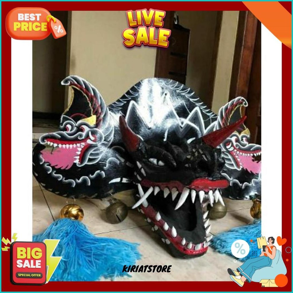 Jual Flas Sale Barongan |Barongan Versi Devil Full Kayu Asli Bonus ...