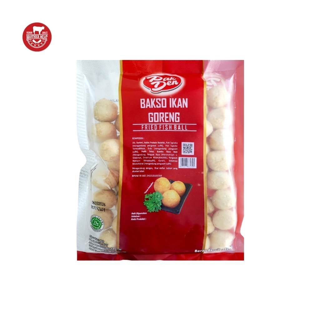 Jual PakDen Bakso Ikan Goreng, Fried Fish Ball 500gr - Brothermeatshop ...