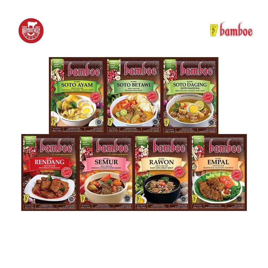 Jual Bamboe Nusantara Bumbu Masak Instan, Halal | Shopee Indonesia
