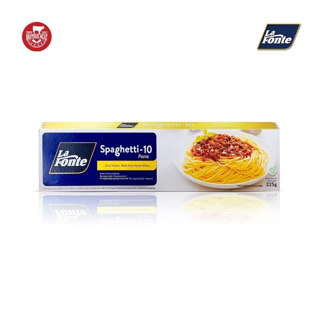 Jual La Fonte Pasta Spaghetti-10 225gr, Halal | Shopee Indonesia