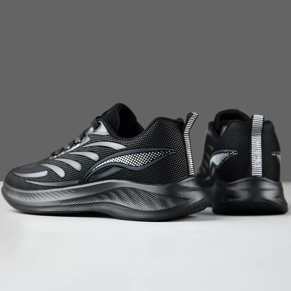 Jual SDR- Keeping Sepatu Sneakers Pria Hitam Sepatu Lari Ringan Olahraga Sekolah Sport Running ...