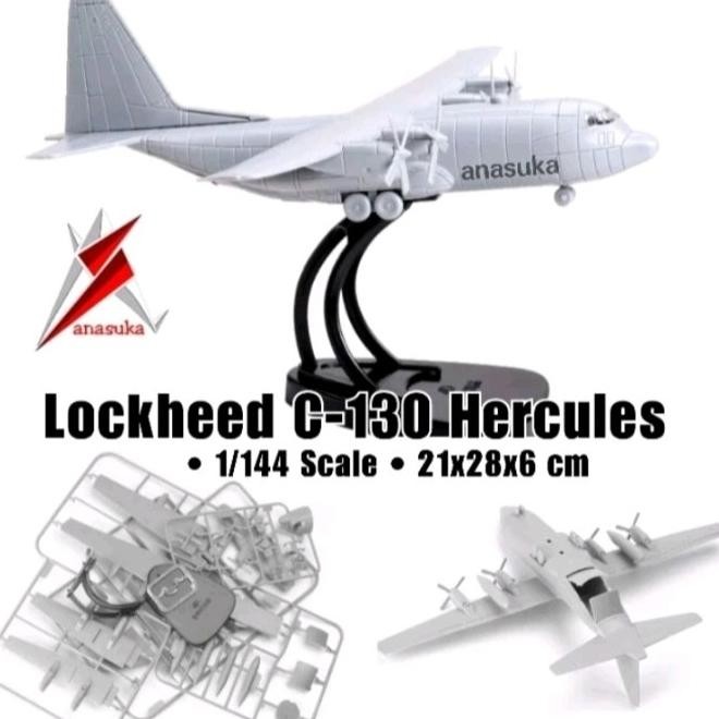 Jual Miniatur Pesawat C-130 Hercules Model Kit | Shopee Indonesia