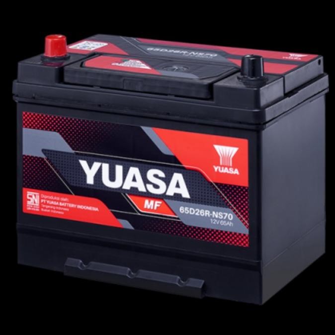 Jual BEBAS ONGKIR - Yuasa MF Maintenance Free NS70 NS-70 65D26R Accu Aki Mobil Kering 12 Volt 65 ...