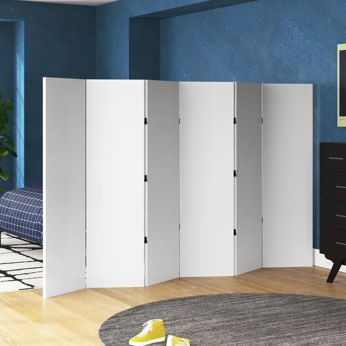 Jual CHROMA Basic Room Divider Folding Plywood Sketsel_Off-White ...