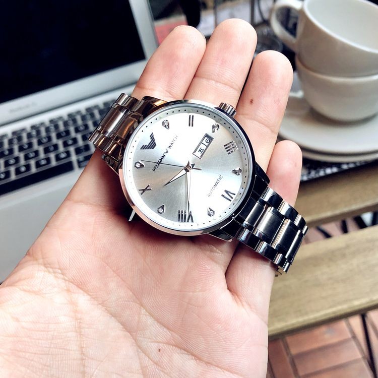 Jual Jam Tangan Mekanis Otomatis Penuh Pria Asli Jerman Merek Skeleton ...