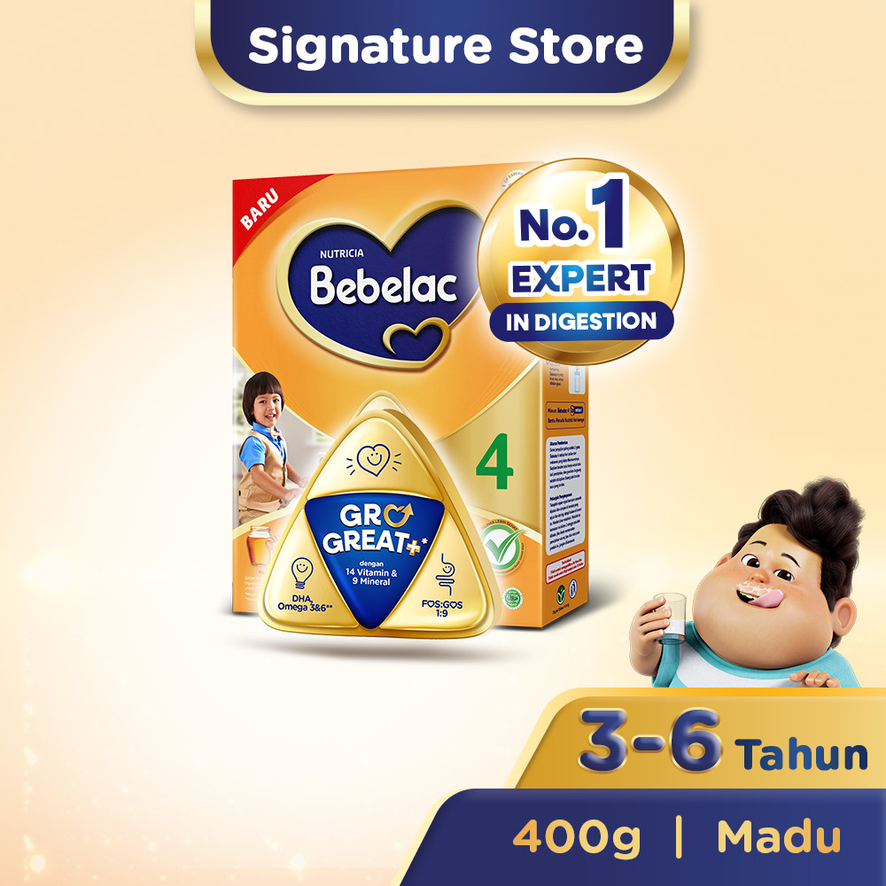 Jual Bebelac 4 / Bebelac 3+ Madu Susu Pertumbuhan Bubuk 400 gr | Shopee ...
