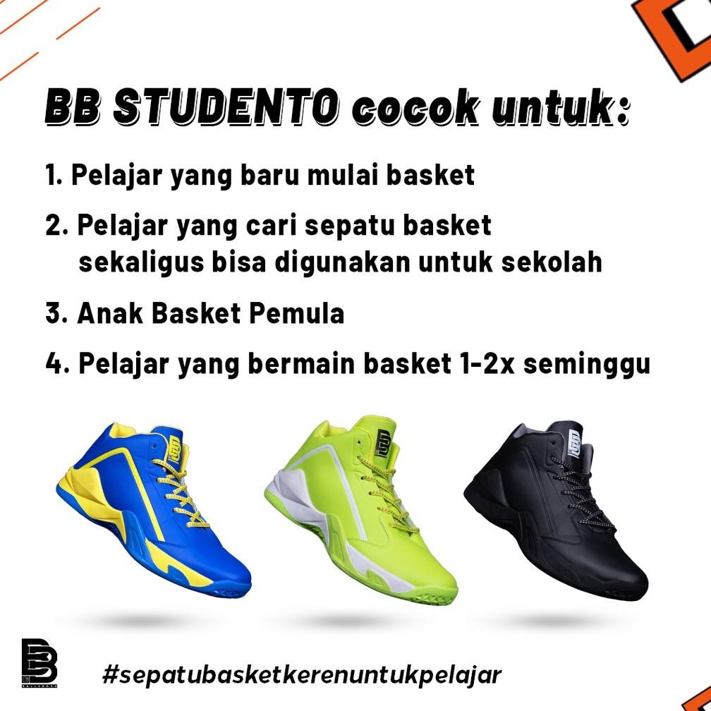 Jual NI06 Sepatu Basket BALLERBRO BB STUDENTO Sale | Shopee Indonesia